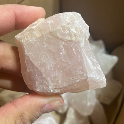 3 Lb Bulk Lot Raw Rose Quartz Natural Stones 'A' Grade Premium Quality ...