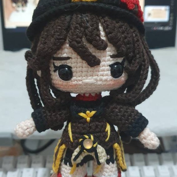 Crochet PDF Pattern: "hu Tao & Boo Tao" Chibi Amigurumi - Etsy