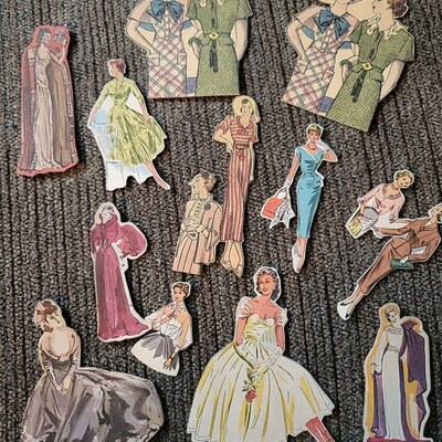 Flapper Girls Stickers 1920s Women Fashion Stickers Vintage Ladies ...