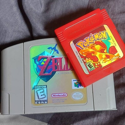 Pokemon Blue Gameboy Replacement Label Gloss or Holo - Etsy