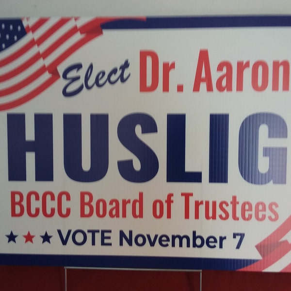 Custom Political Sign, Election Signs, Personalized Yard Sign, 24" X 18 ...
