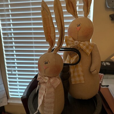 Primitive Chic Peep in Basket Handmade Peep Chic stuffed Chic-easter ...