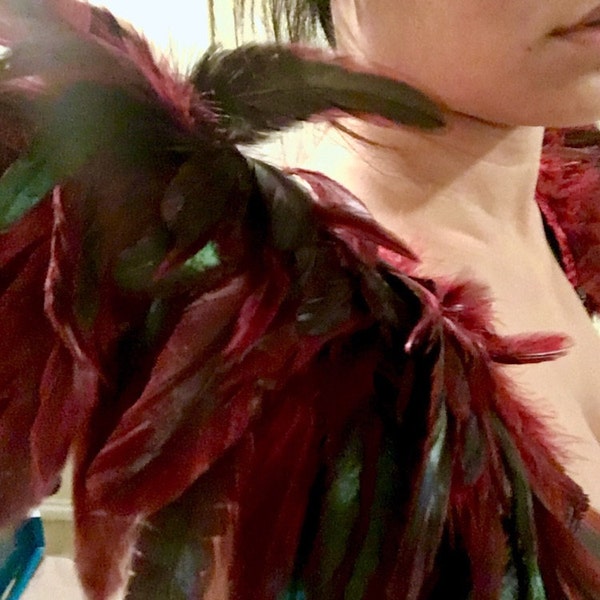 Black Gothic Punk Choker/shoulder Pads Decorated With Spikes and ...