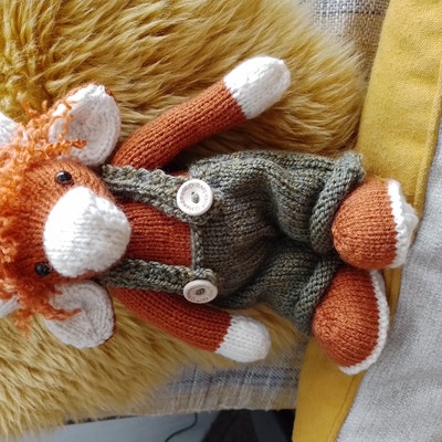 Woolie Lamb Knitting Pattern PDF Knitting Pattern Download Knitted Flat ...