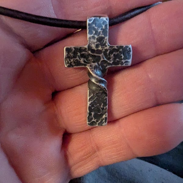 100% Pure Silver Jerusalem Cross / Crusader Cross Pendant. Made in ...