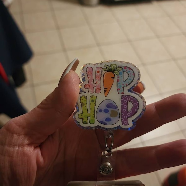 Broke and Boujee Interchangeable Badge Reel Medical ID Tag Badge Holder ...