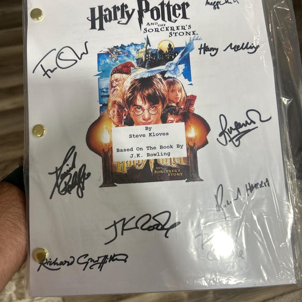 John Wick Script Signed- Autograph Reprints- Keanu Reeves - Screenplay ...