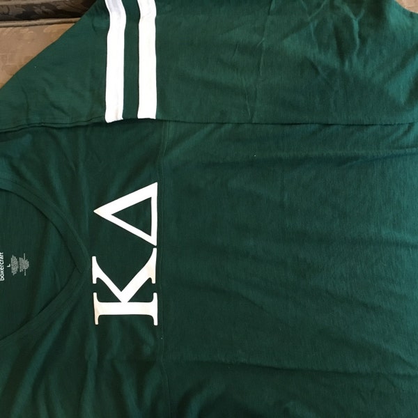 Kappa Delta Varsity Slub Long Sleeve Tee, Kay Dee Sorority Shirts ...