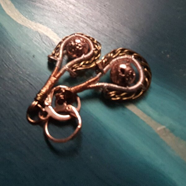 E TUTORIAL "4 Stone" Ring PDF Pattern,wire Wrap Weave Jewelry,copper,wrapping Weaving,wrapped ...