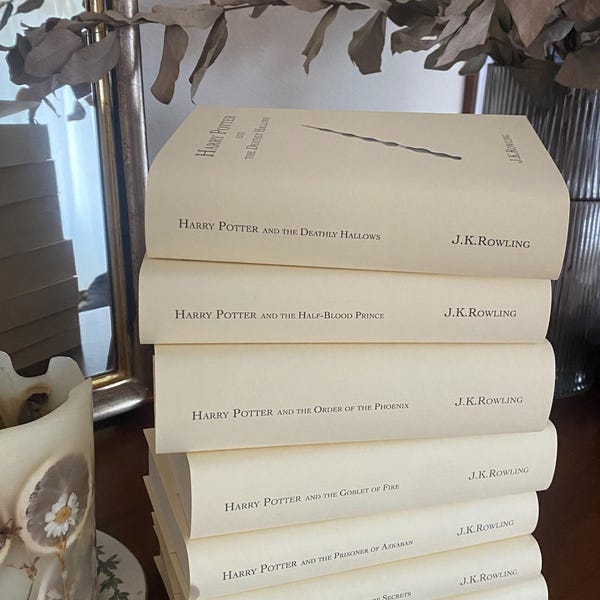 HP Set Hardcover Dust Jackets Covers Book Collection Illustrated ...