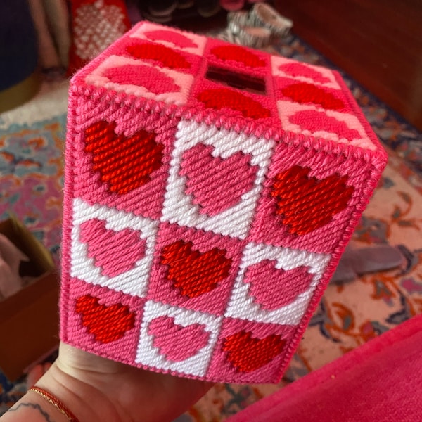 Easter Cross Tissue Box Cover / Rose Cross Tissue Box Cover / Easter ...