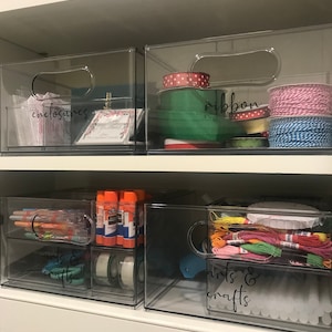 Big Storage Bin Decal Large Custom Vinyl Labels up to | Etsy