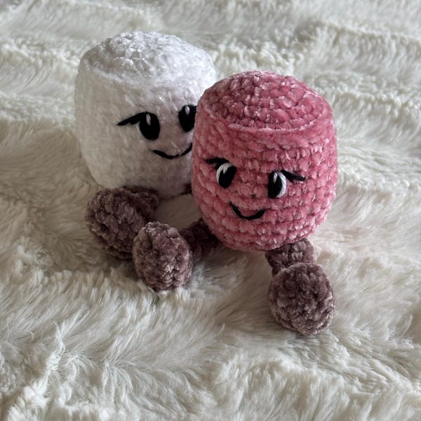 PDF CROCHET PATTERN | Stay Puft Marshmallow Man Amigurumi Plushie ...