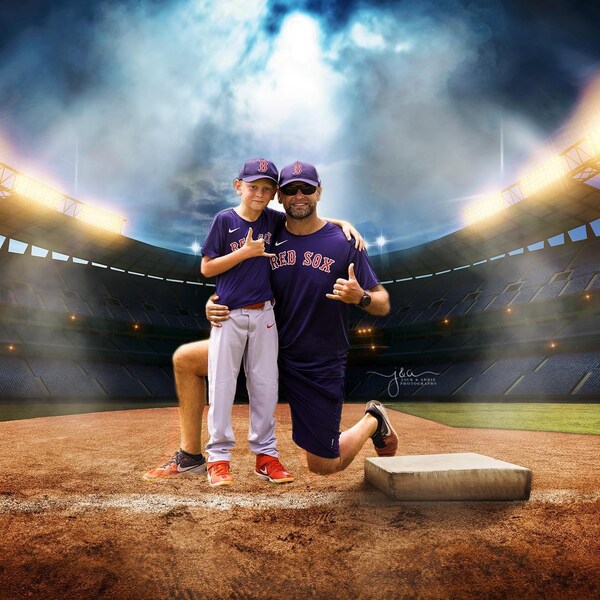 Baseball Digital Backdrop - Softball | NIGHT & DAY STADIUM | Photoshop ...