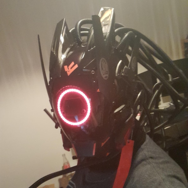 Cyberpunk Eye Mask - Cyber Goggles Mask - Samurai Goggles - Tactical ...