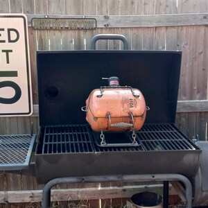 NEW Baby Smoker BBQ Pit Grill With jumbo Sized Square Firebox-heavy Steel Fully Functional Mini ...