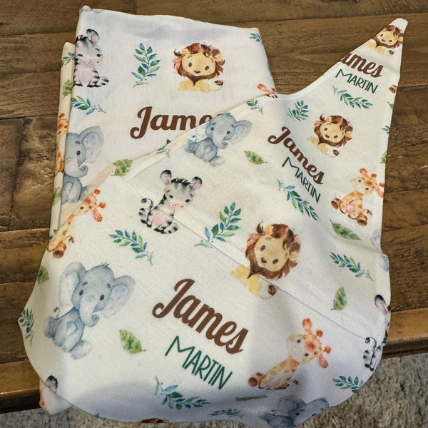 Safari Swaddle, Safari Animal Theme, Baby Shower Jungle Theme ...