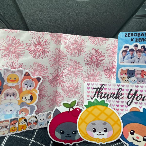 ZB1 | Zeroni Fruity Friends Stickers and Sticker Sheet - Etsy