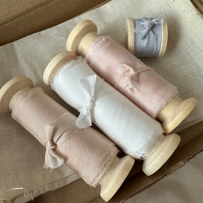 Forest Green SILK VELVET Ribbon Hand Dyed Velvet Ribbon - Etsy