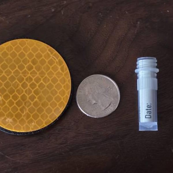 Reflector 3d Printed Geocache With Log - Ready to Be Hidden! - Etsy