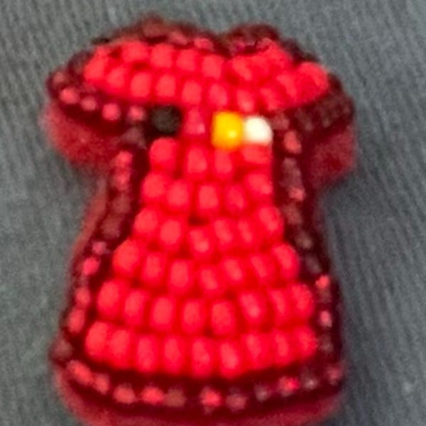 Beaded Red Dress Pin, MMIWG2S Awareness - Etsy