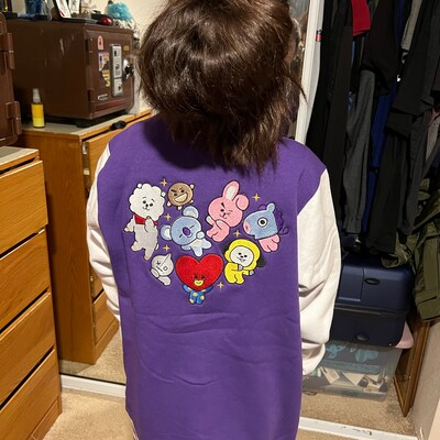 BTS/BT21, Varsity Style Jacket. - Etsy