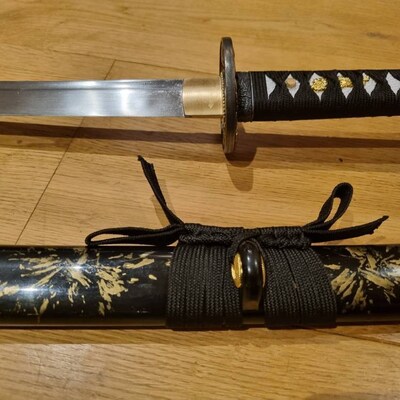Handemade Samurai Katana Sword T10 Clay Tempering High Carbon Steel ...