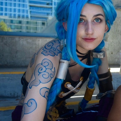 Jinx Arcane Printable Tattoos / Jinx Clouds Tattoos / Jinx Tattoos ...