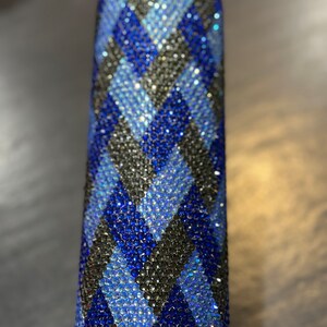 Plaid Rhinestone Pattern for Gel Pens, Flatback Rhinestone Pen Pattern ...