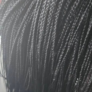 Handmade Braided Side Part Bob Wig 10 Inch colour 1 - Etsy