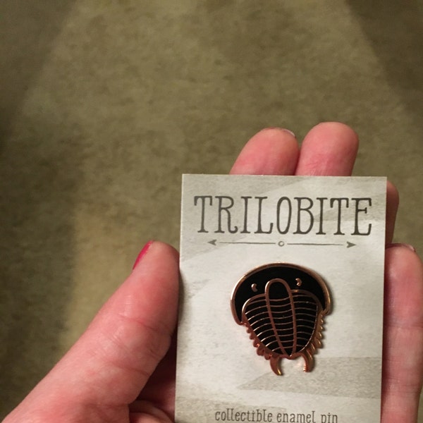 Trilobite Enamel Pin - Etsy