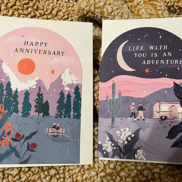 Adventure Anniversary Card | Adventure Card for Partner | Male ...