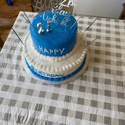 Elegant Font Custom Text Cake Topper, Any Text, Personalized Cake ...