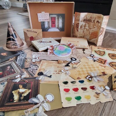 Wizard Escape Room Game. Wizard School Printable Puzzle Game. Family ...