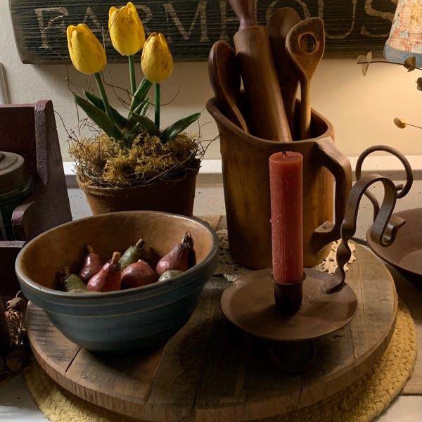 Primitive Tulip Pots - Etsy