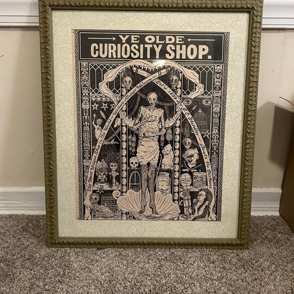 Seattle Ye Olde Curiosity Shop Mummy Shrunken Head Anatomy Morbid ...
