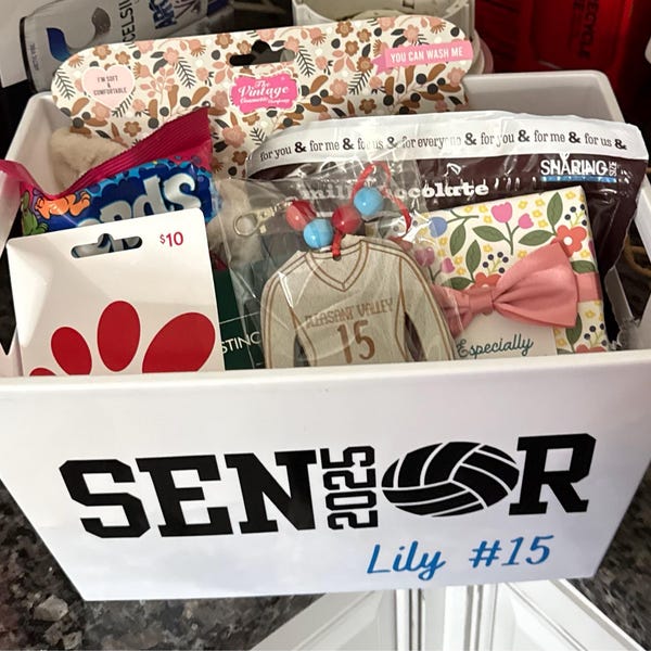 Personalized Senior Buckets, Personalized Senior Bin, Class of 2025 ...