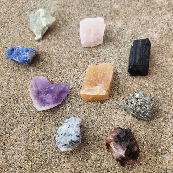 Mystery Bag of Assorted Crystals, Natural Raw Gemstones, Wholesale ...