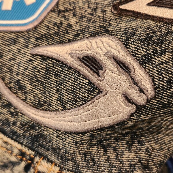 3.5" Pre Made Blank Patch Overlock Edge Embroidery (listing is for 3 ...