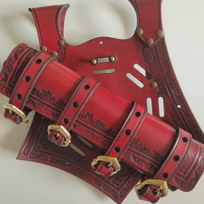 Larp Female Armor the Witcher Cosplay BLACK Costume Leather - Etsy