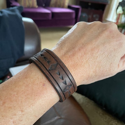 Handmade Leather Scarf Slide - Etsy