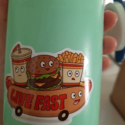 Live Fast Sticker - Etsy