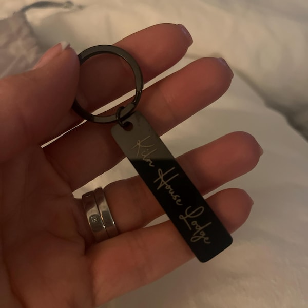 Personalised Keyring Personalized Valentine's Day Keychain Engraved Key ...