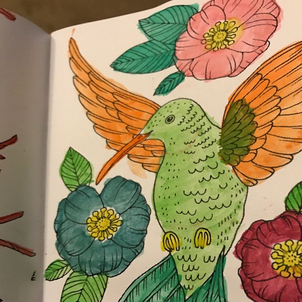 COLORING BOOK Volume 3 - Traveler's Notebook Insert Available in 7 ...