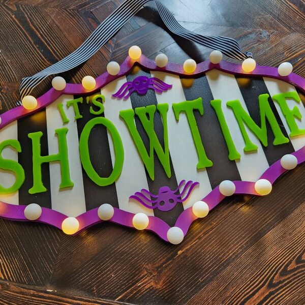 Freak Show Circus and Clown Inspired Marquee Door Hanger, Halloween ...