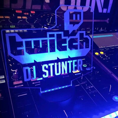 Twitch LED RGB Custom Lamp, Gamertag, Streaming, on Air, Gaming, Gamer ...