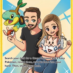 Custom Pokemon Card Personalized Pokemon Card Metal Gold - Etsy