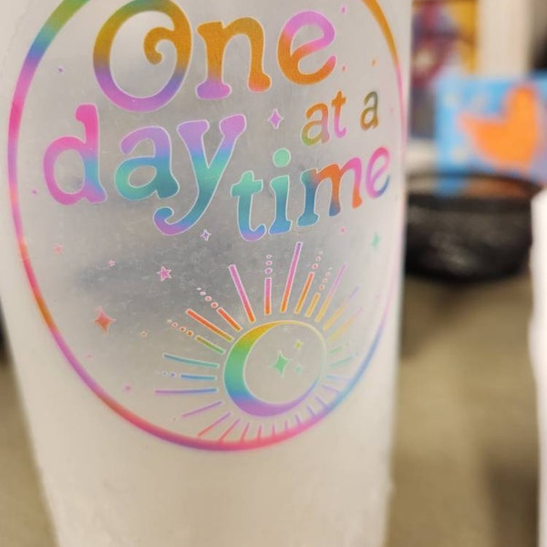 NEW BLANK Prismatic Rainbow Suncatcher Sticker Film Sheet 4.5 X 6 ...