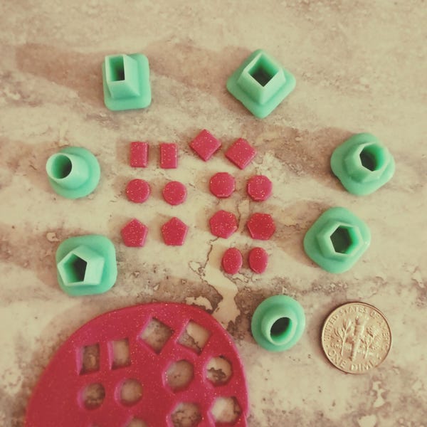 Mini Micro Leaf Set Clay Cutters Polymer Clay Floral Making Tool
