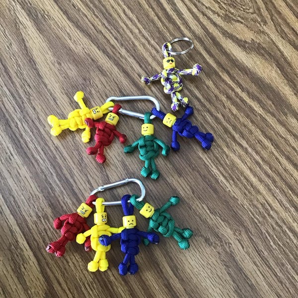 Regulation Zones Paracord Keychain. - Etsy